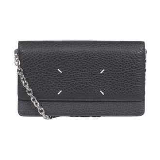 Maison Margiela Femme, Sacs, Noir, Taille: ONE Size Portefeuille bandouli&egrave;re moyen
