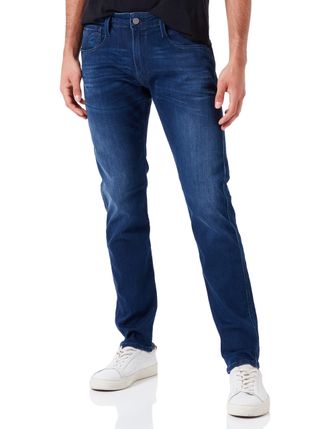 Replay Herren Jeans Anbass Slim-Fit mit Power Stretch, Medium Blue 009-1 (Blau), 28W / 34L