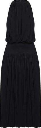 Toteme Femme, Robes, Noir, Taille: 36 FR Robe Midi Fronc&eacute;e