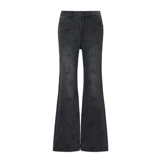 Liu Jo Flare Glam H.w. - - Jeans - Damen - Schwarzk - W26