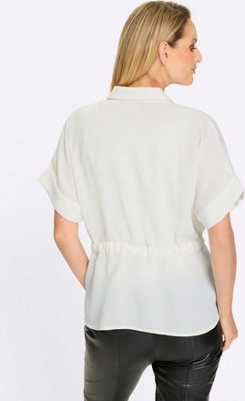 Heine Klassische Bluse Bluse Kurzarm