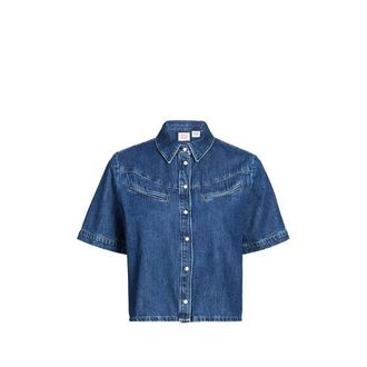 Levi's kurze Jeans - Blaues Hemd