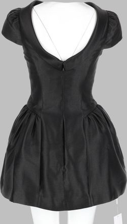 Self Portrait Taffeta Mini Dress - Black