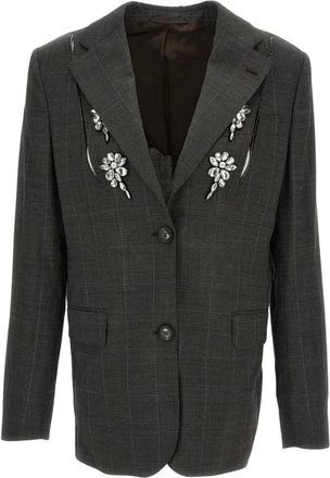 Simone Rocha Damen, Jacken, Grau, XSGr&ouml;&szlig;e