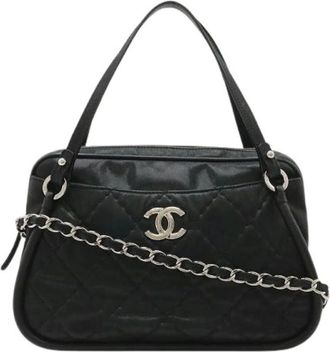 Chanel Sac &agrave; main 2Way en cuir Wild Stitch Pre-owned - Femme - Pre-owned - Noir - Taille: ONE Size