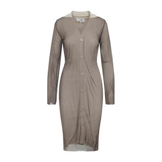 Maison Margiela Wollmischung Pullover in Neutralen T&ouml;nen - - Knitwear - Damen - Beige - M