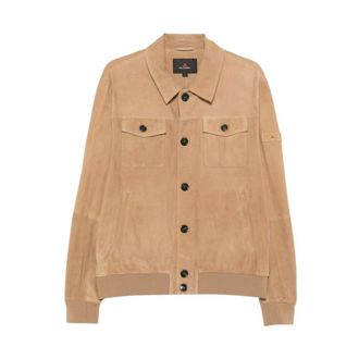 Peuterey Homme, Vestes, Beige, Taille: S Destiny Suede Jacket