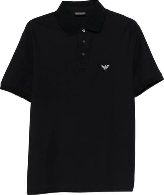 Emporio Armani Logo-embroidered Polo Shirt
