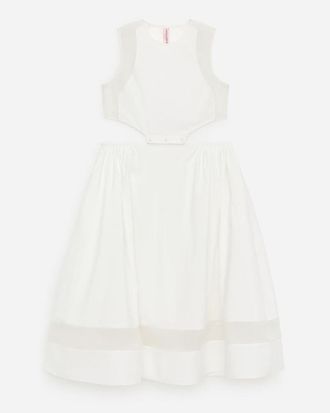 Arket Und Laila Gohar Latzkleid -Wei&szlig;