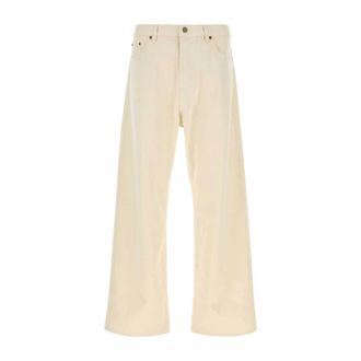 Valentino Garavani Homme, Jeans, Beige, Taille: W34 Pantalon en denim