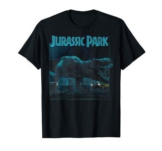 Jurassic Park T-Rex Roar-Portr&auml;t T-Shirt