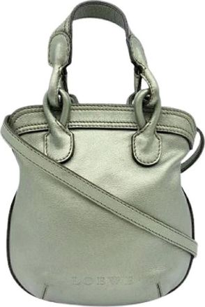 Loewe Sac port&eacute; &eacute;paule Pre-owned - Femme - Pre-owned - Vert - Taille: ONE Size