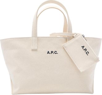 A.P.C. Shopper - Le Drummer Toile Small - Gr. unisize - in Creme - f&uuml;r Damen