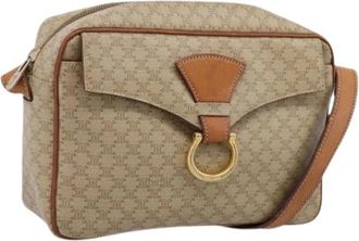 Celine Pre-owned Vintage Macadam Canvas Shoulder Bag - Femme - Pre-owned - Beige - Taille: ONE Size