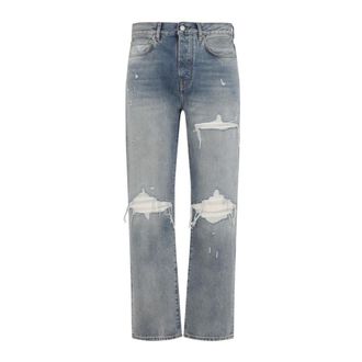 Amiri Blaue Jeans Zeitgem&auml;&szlig;e Passform L&auml;ssiger Stil - - Jeans - Herren - Blau - W30
