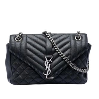 Saint Laurent Sac bandouli&egrave;re matelass&eacute; doccasion - Femme - Pre-owned - Noir - Taille: ONE Size