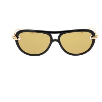 Bottega Veneta unisex, Accessoires, Noir, Taille: ONE Size Lunettes de soleil