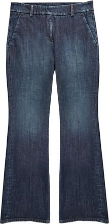 Slowear jean évasé à effet délavé - Bleu