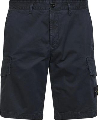 Stone Island Homme, Shorts, Bleu, Taille: W32 Shorts d&eacute;contract&eacute;s