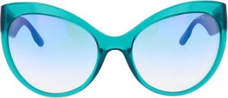Guess Femme, Accessoires, Bleu, Taille: ONE Size Stainless Steel Lunettes de soleil
