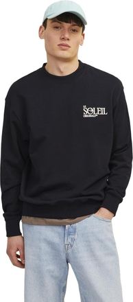 Jack & Jones Herren Sweatshirt JORNOTO - Relaxed Fit S M L XL XXL Baumwolle, Gr&ouml;&szlig;e:L, Farbe:Black 12256658