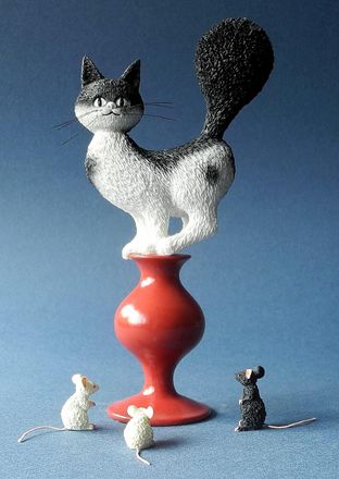 Parastone Plan de fuite / Fluchtplan - Albert Dubout Katzen