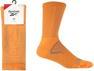 Reebok Chaussette Technique Fitness Unisexe - Respirante, Haute Performance, Pour S&eacute;ances de Sport Gym Training, Lavable, Lot De 1 Paire, Taille 37/39, Orang