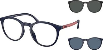 Polo Ralph Lauren Homme, Accessoires, Bleu, Taille: 52 MM Phantos Lunettes de soleil