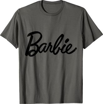 BARBIE T-Shirt für Damen, offizielles Logo, Schwarz T-Shirt