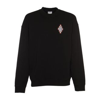 Marcelo Burlon Comfort Rundhals-Sweatshirt - - Sweatshirts & Hoodies - Herren - Schwarzk - S