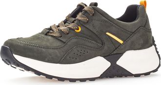 Gabor Damen Low-Top Sneaker, Frauen Halbschuhe,Sportschuhe,Freizeitschuhe,Turnschuhe,Laufschuhe,schnürschuhe,Forest (apricot),42 EU / 8 UK