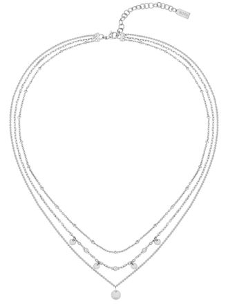 BOSS Jewelry Halskette mit Mehreren Ketten f&uuml;r Damen Kollektion IRIS aus Edelstahl mit Charms - 1580330