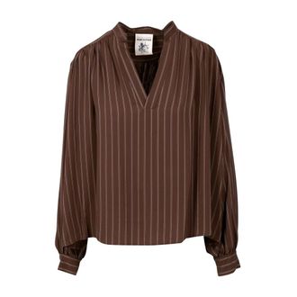 Semicouture Damen, Blusen & Hemden, Braun, MGr&ouml;&szlig;e