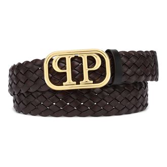 Philipp Plein Homme, Accessoires, Brun, Taille: 100 CM Leather Belt TM