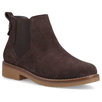 Hush Puppies Maddy Wildleder Damen Schokoladenweite Stiefel