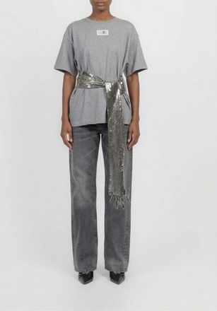 Maison Margiela T-Shirt MM6 MAISON MARGIELA Femme couleur Gris