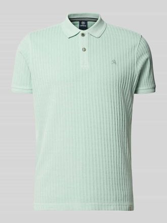 Lerros Slim Fit Poloshirt mit Logo-Stitching