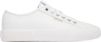 Calvin Klein Sneakers aus Stoff Calvin Klein Vulc Lace Up Low Lth HW0HW03077 Wei&szlig;