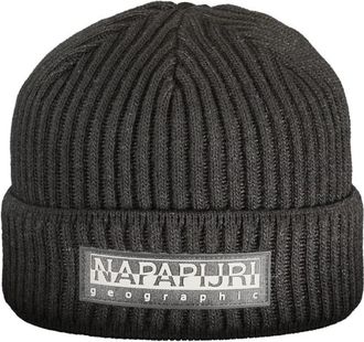 Napapijri Schwarze Acryl H&uuml;te & M&uuml;tzen - - Accessories - Herren - Schwarzk - ONE SIZE