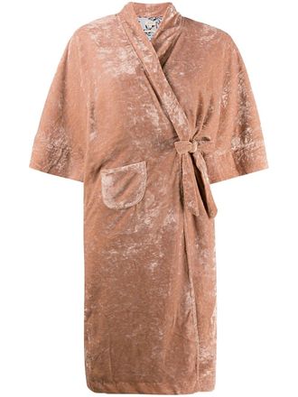 Bellerose Strickmantel im Distressed-Look - Nude