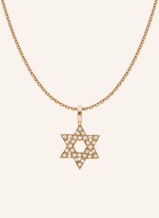 Cada Cada Kette Mini Mini Star Of David rosegold