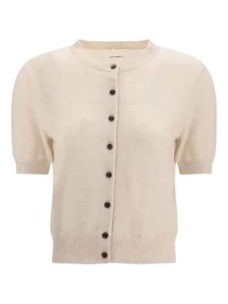 Lisa Yang Marene button cashmere cardigan - Tons neutres