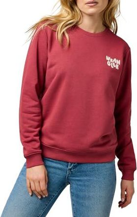 Wrangler Regular Sweat Maillot de surv&ecirc;tement, Rouge (Earth Red), M Femme