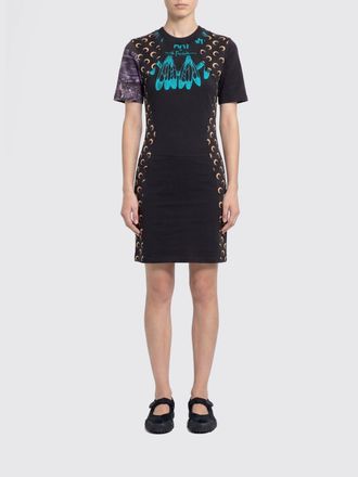 Marine Serre Mini-robe fourreau coupe slim &agrave; imprim&eacute; graphique Crescent Moon