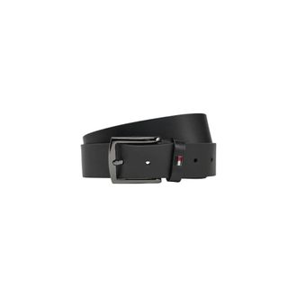 Tommy Hilfiger Klassischer Lederg&uuml;rtel - - Accessories - Herren - Schwarzk - ONE SIZE
