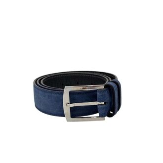 Kiton Homme, Accessoires, Bleu, Taille: 85 CM Cintura Calfskin