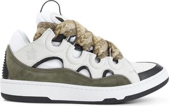 Lanvin Homme, Chaussures, Multicolore, Taille: 45 EU Curb Leather Baskets