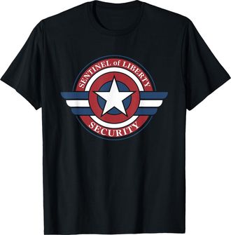 MARVEL Captain America Sentinel of Liberty Security Logo T-Shirt