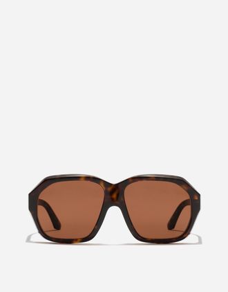 Dolce & Gabbana Ms Fashion Showsunglasses - Mann Neuheiten Braun Acetat Onesize