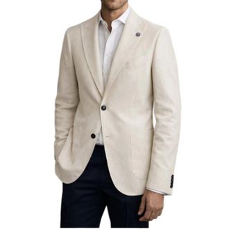 Bharnaba Homme, Vestes, Beige, Taille: M GKS 712 Jacket